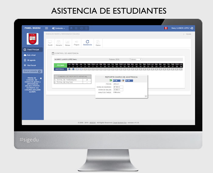 SIGEDU | Sistema Integral de Gestión Educativa | Yo Aprendo en Casa