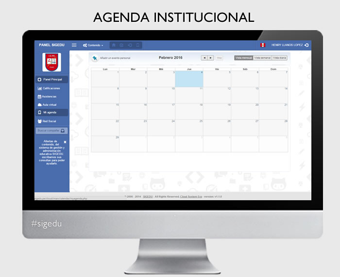 SIGEDU | Sistema Integral de Gestión Educativa | Yo Aprendo en Casa