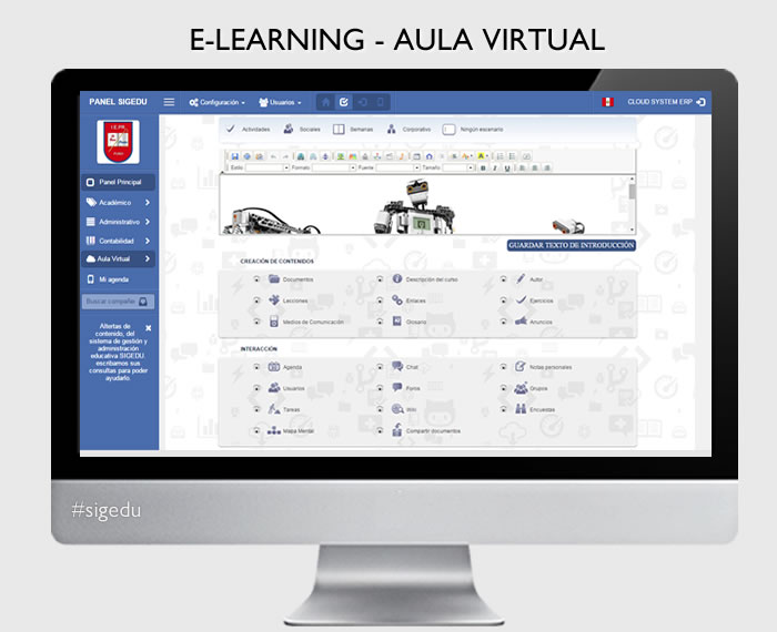 SIGEDU | Sistema Integral de Gestión Educativa | Yo Aprendo en Casa